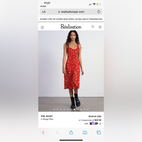 Reformation | Dresses | Silk Realization Par Dress Brand New | Poshmark